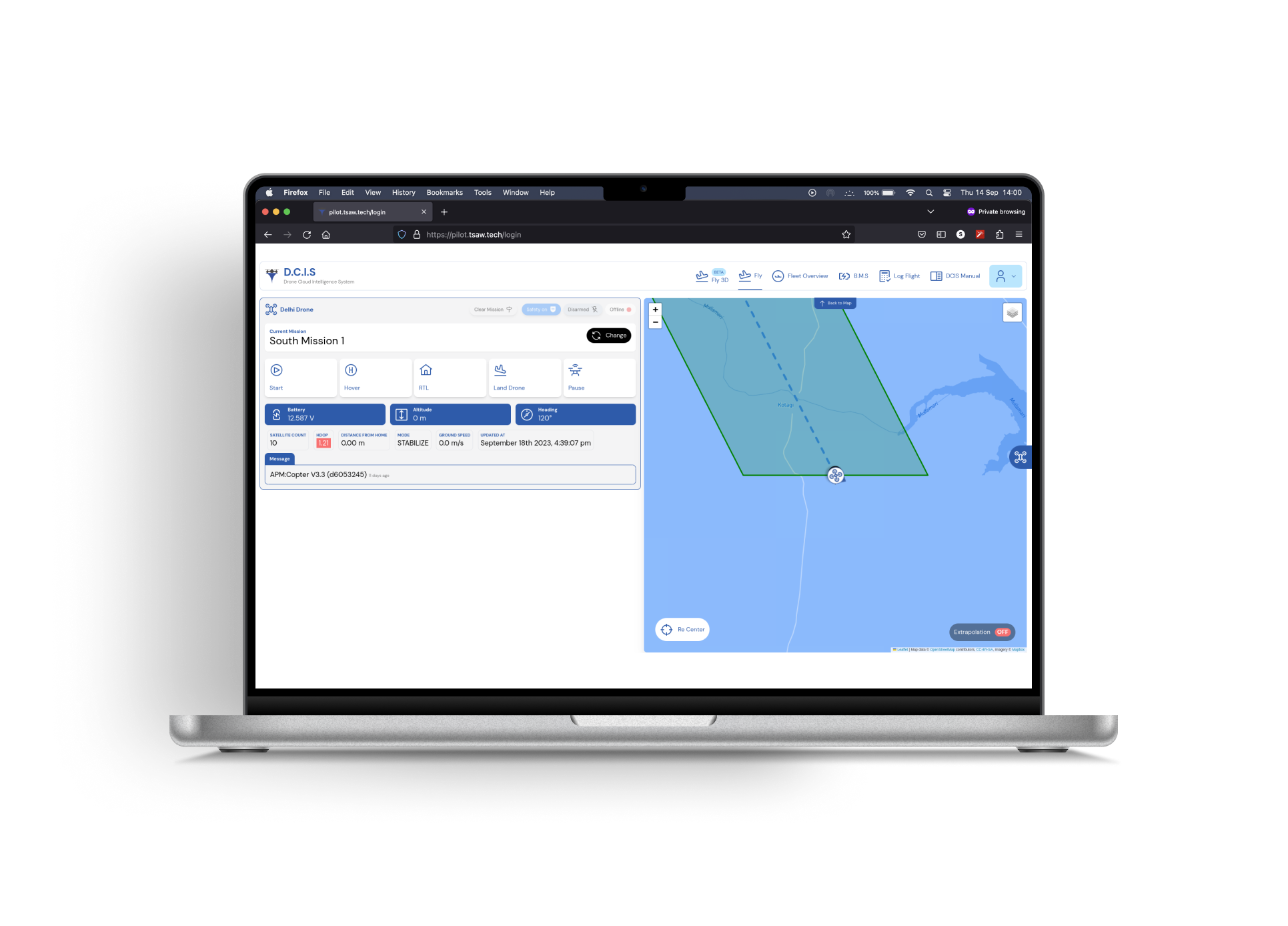 DCIS | Drone Cloud Intelligence System | TSAW Drones